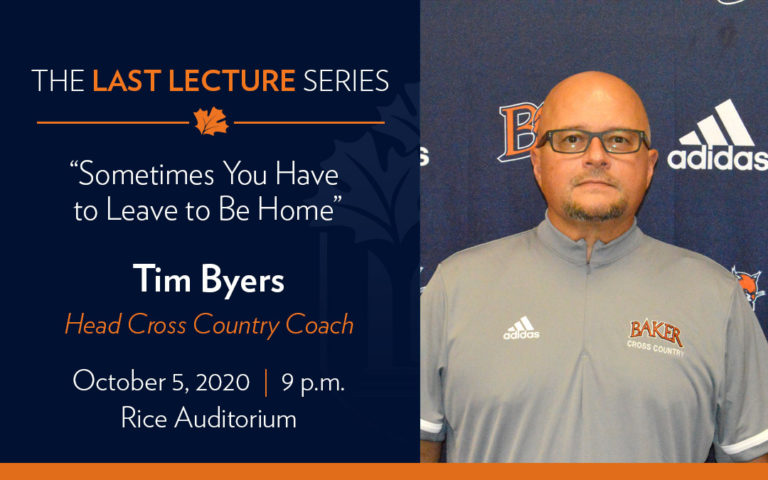 Coach Tim Byers to give “Last Lecture” on Oct. 5 - Baker University